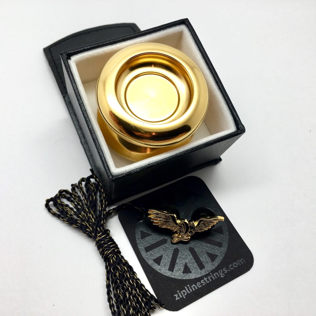 20th Anniversary Gold Plated Executive Yo-Yo - Doc Pop's Toys & Games