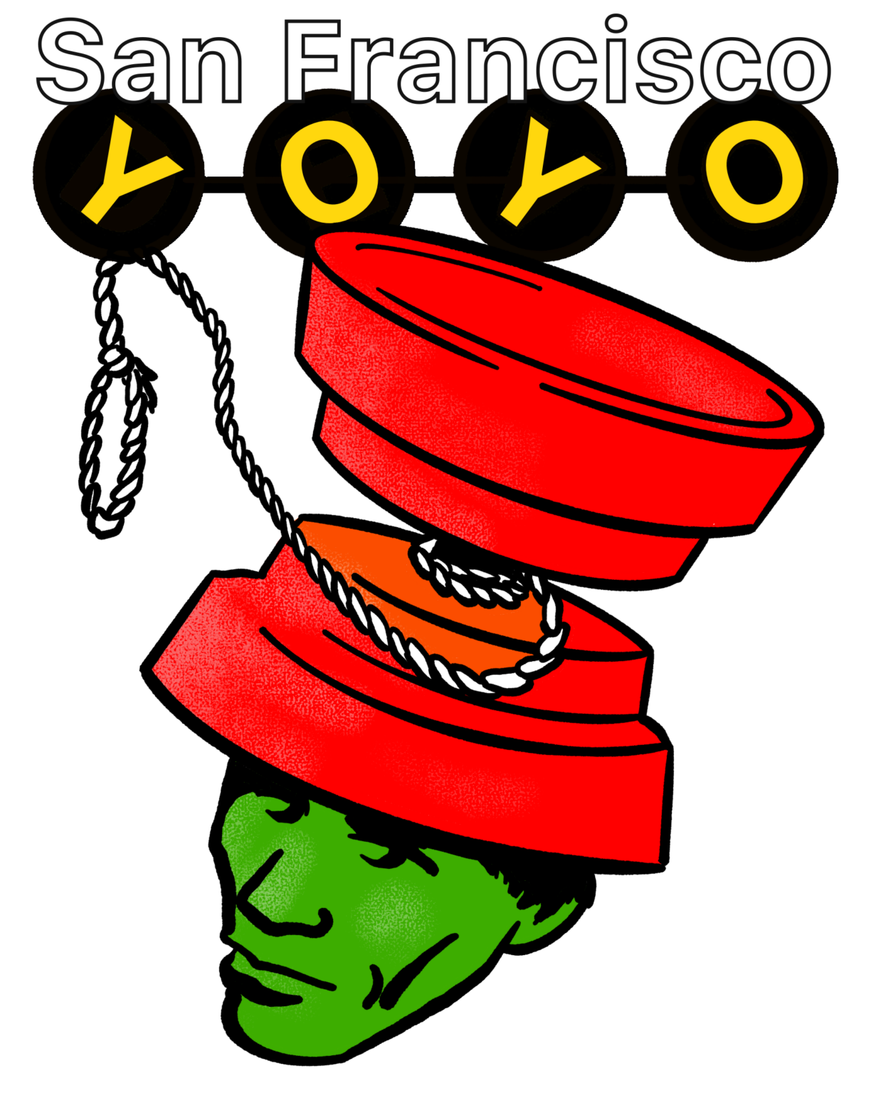 devo sf yo-yo transparent - Doc Pop's Toys & Games